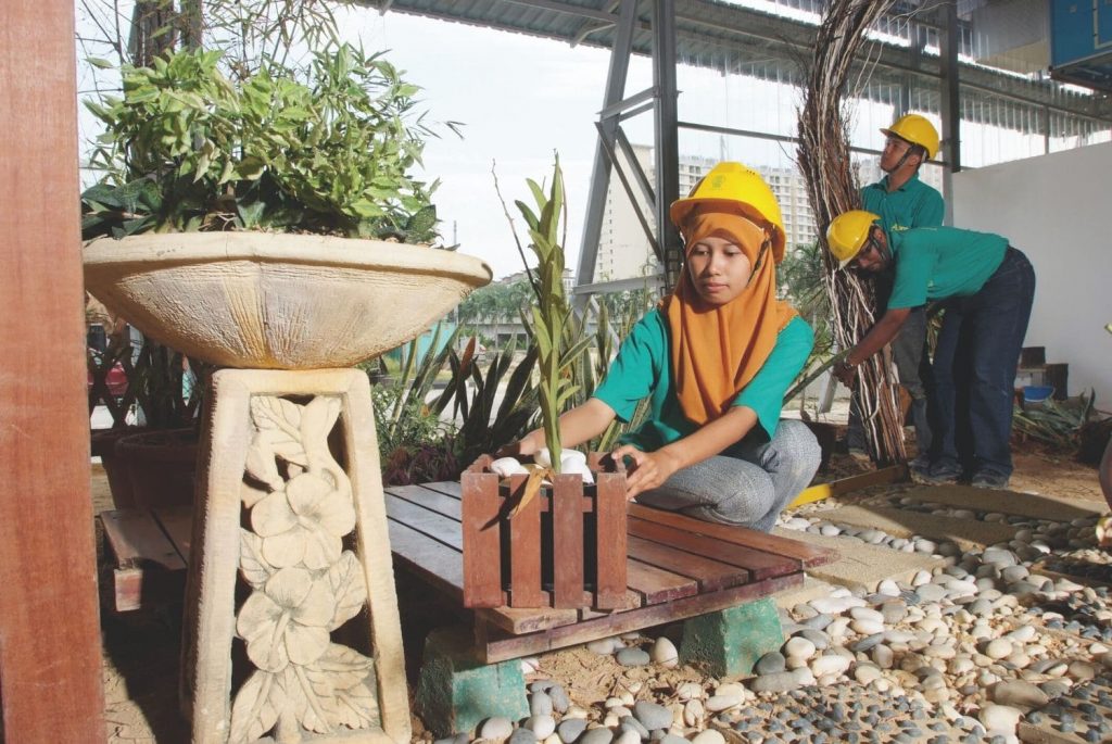 Atendan Pembinaan Lanskap Tahap 1 - Akademi Binaan Malaysia